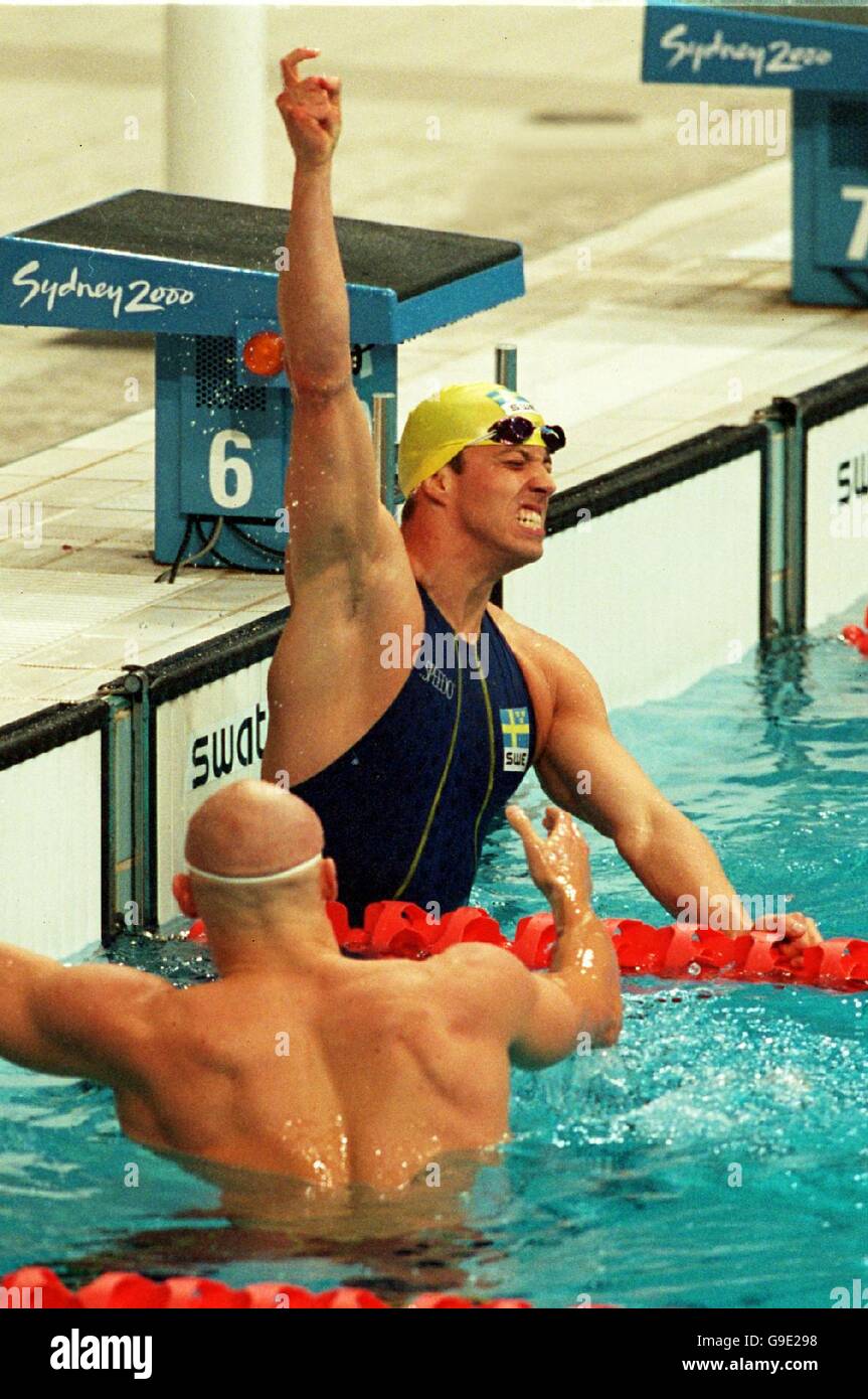 Sydney 2000 Olympics -Swimming - Men's100m Butterfly - Final Stock ...