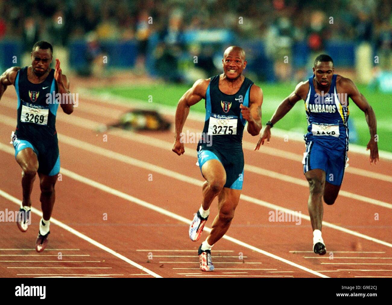 2000 olympics athletics 100m final hi-res stock photography and images ...