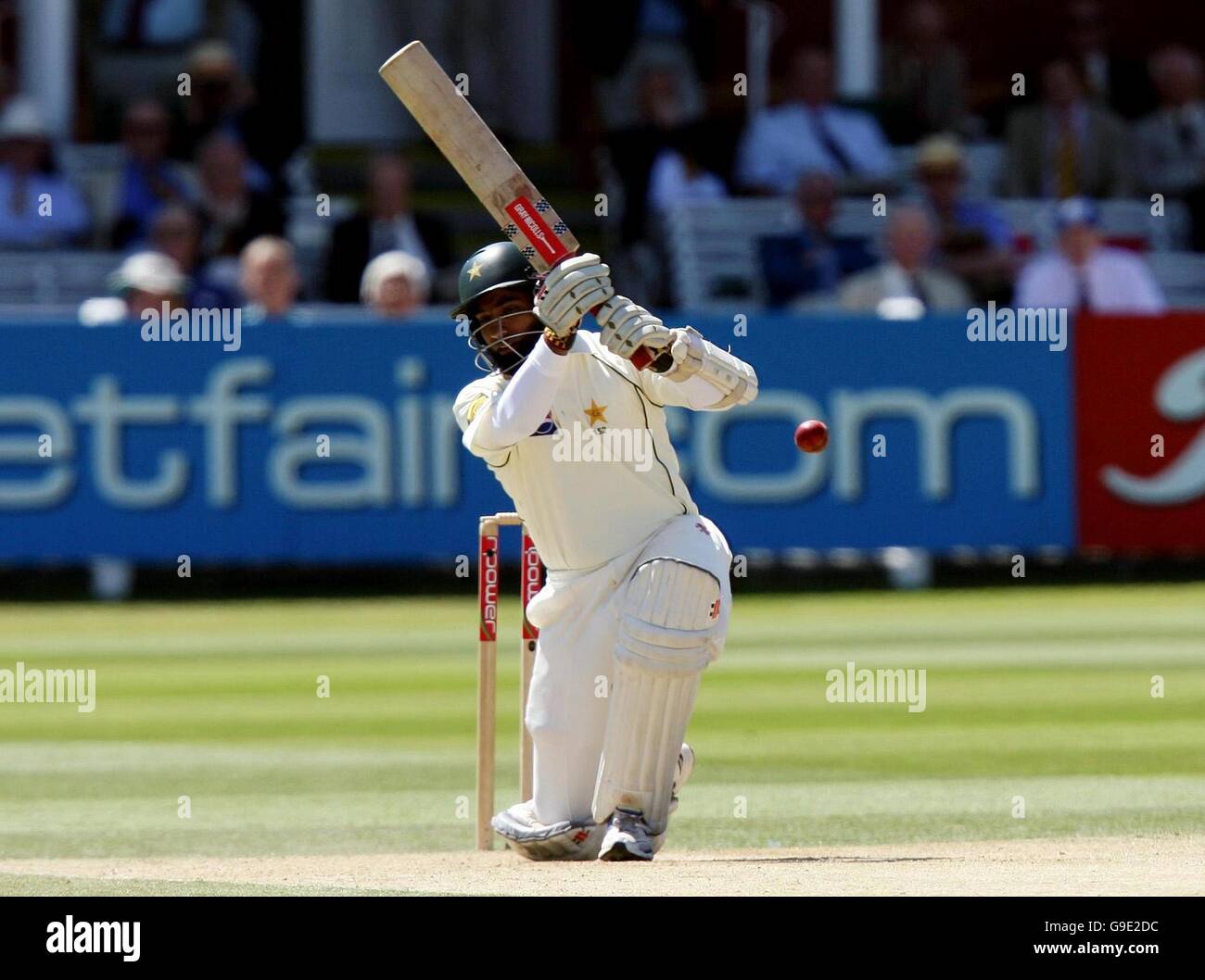 Pakistan's Mohammad Yousuf on his way to his century during the third ...