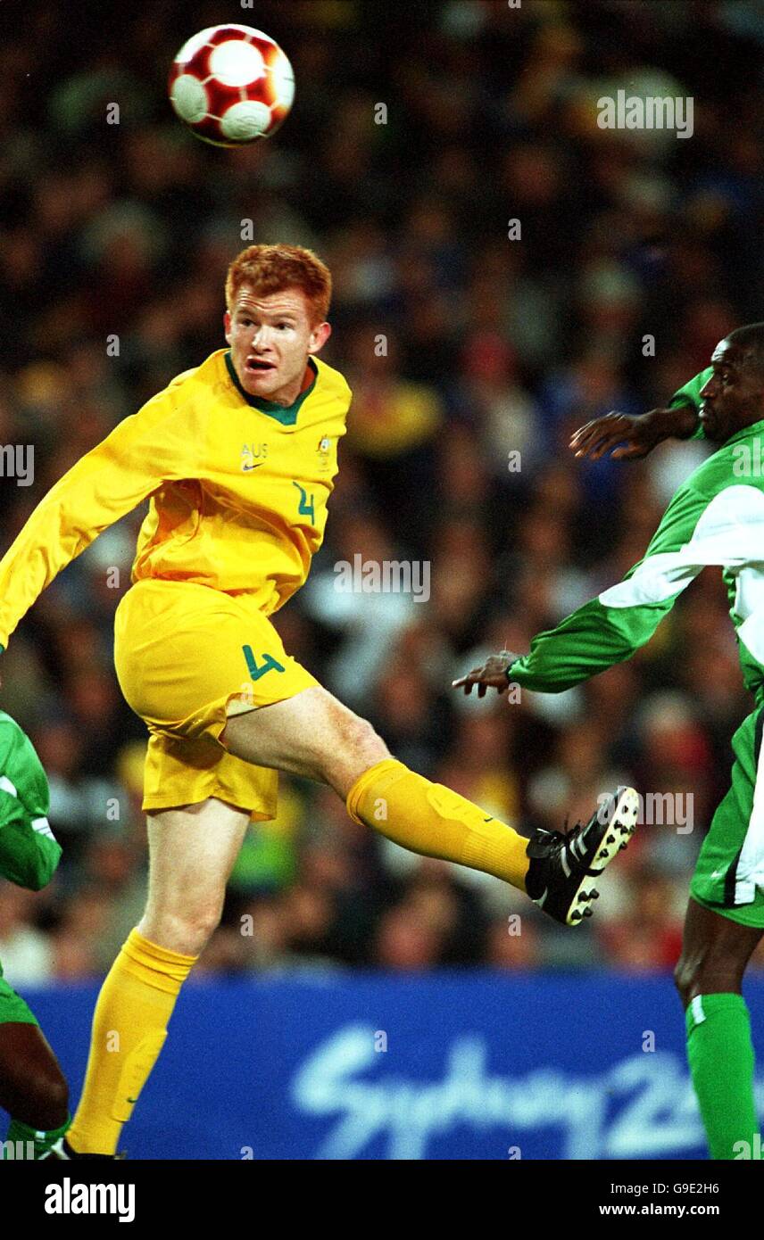 Action header ball football rejectolympicsydney2000 hi-res stock ...