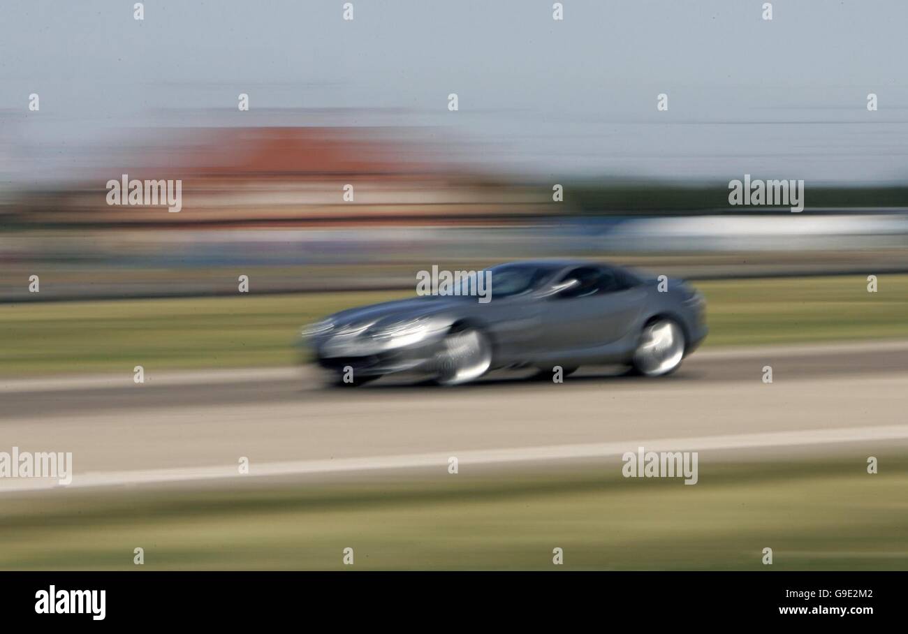 A Mercedes SLR McLaren, driven by Autocar's editor at large, Steve ...