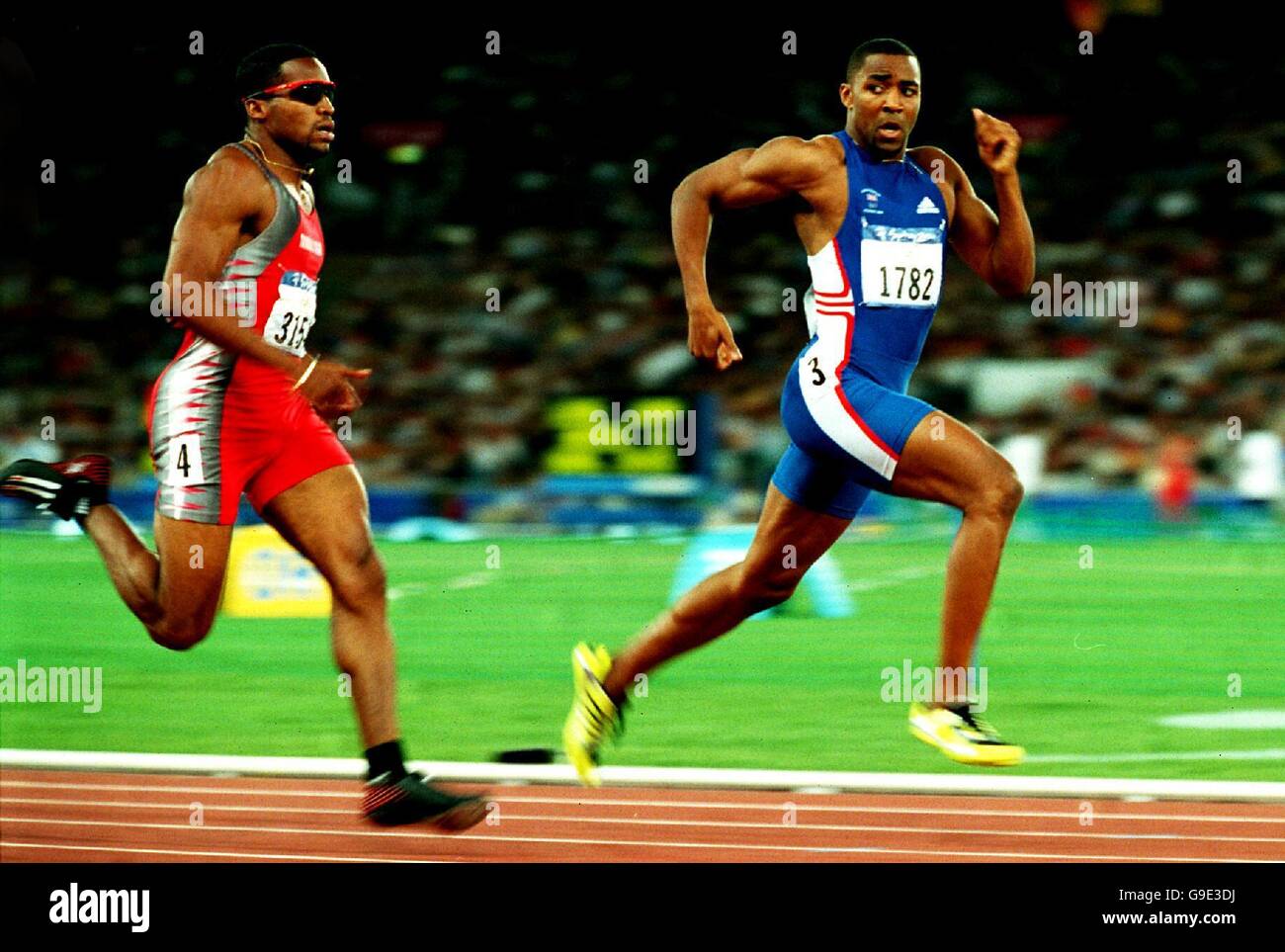 Athletics 2000 olympics mens 200m hi-res stock photography and images ...