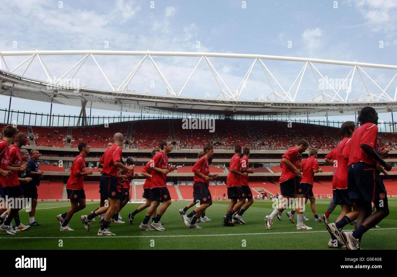 Soccer - Arsenal Training Session - Emirates Stadium - London Stock ...
