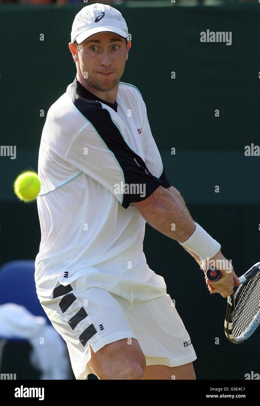 Great Britain's Alan Mackin in action against Israel's Dekel Valtzer ...