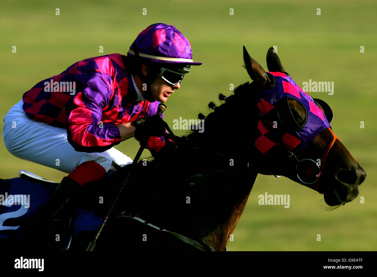 Epsom live race meeting epsom downs racecourse hi-res stock photography ...