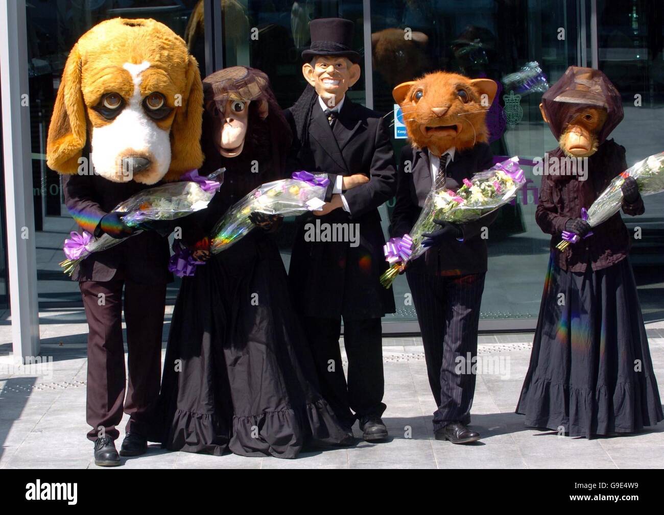 Anti animal testing mock funeral hi-res stock photography and images ...