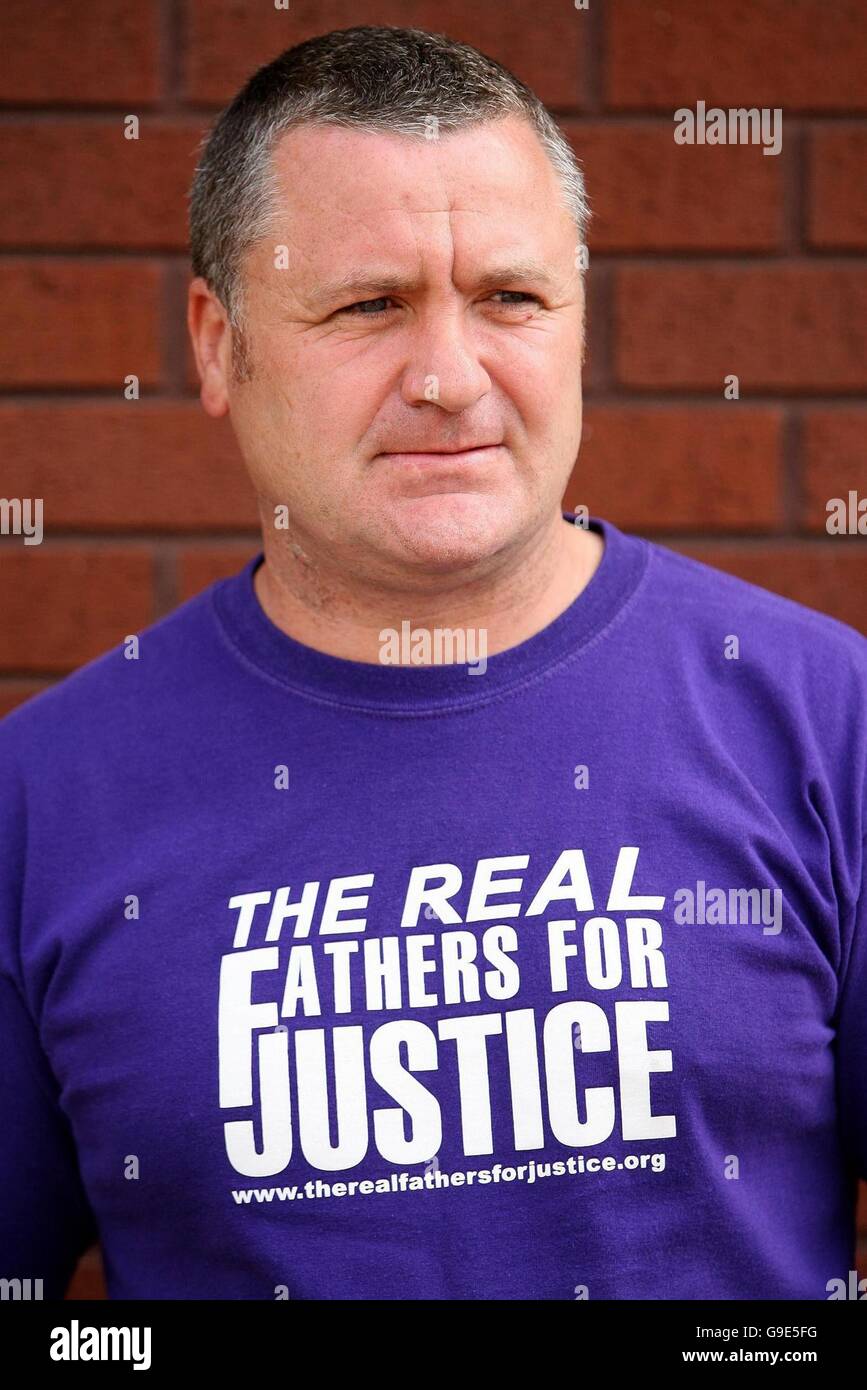 Michael Downes arrives at Trafford Magistrates Court, Manchester Stock ...