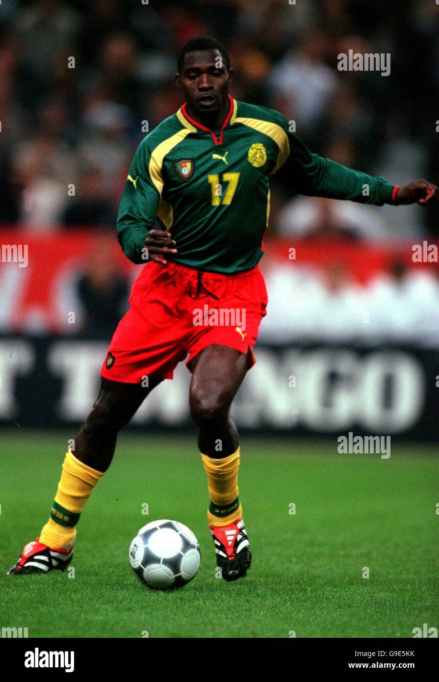 Soccer - Friendly - France v Cameroon. Marc-Vivien Foe, Cameroon Stock ...