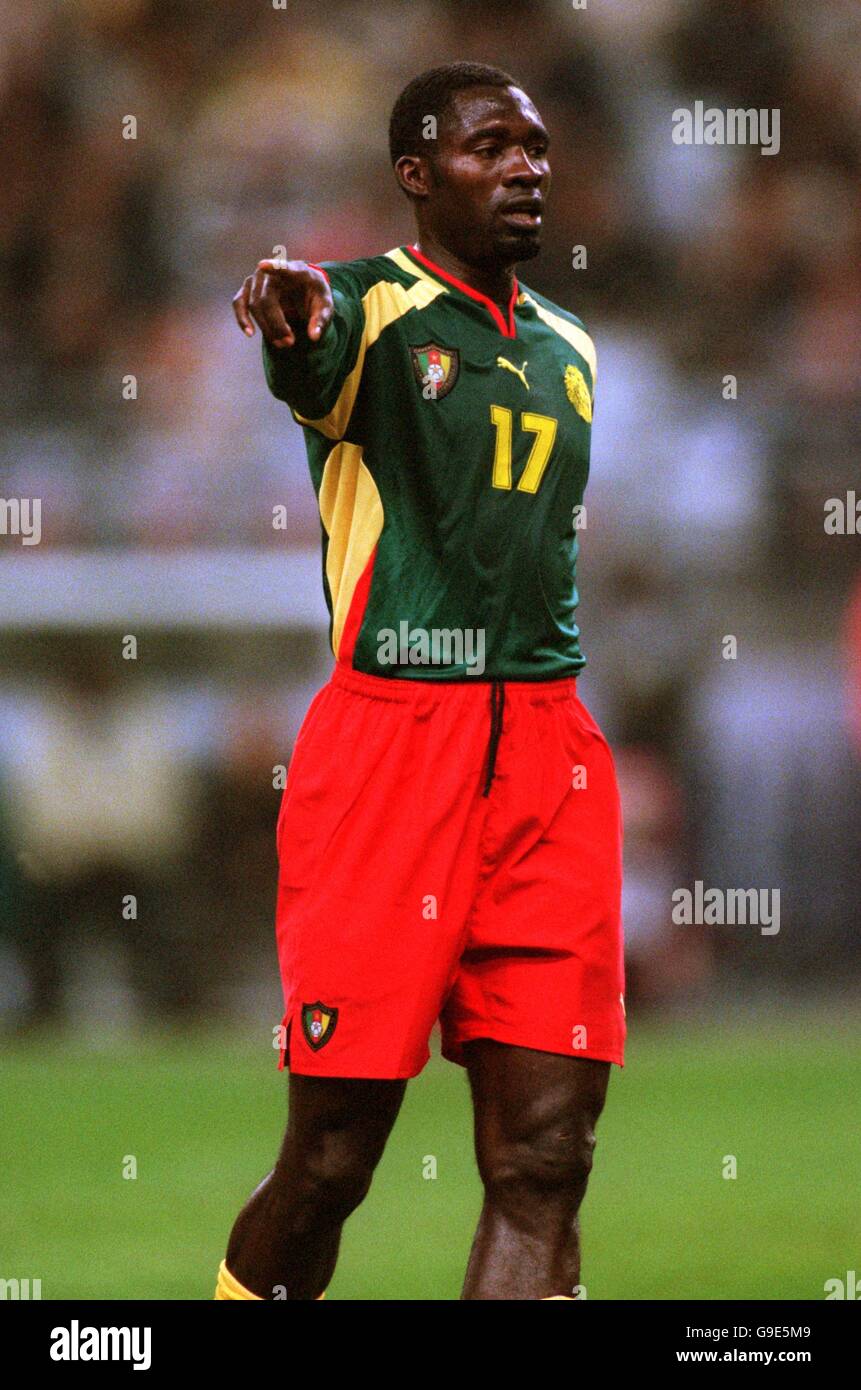 Soccer - Friendly - France v Cameroon. Marc-Vivien Foe, Cameroon Stock ...