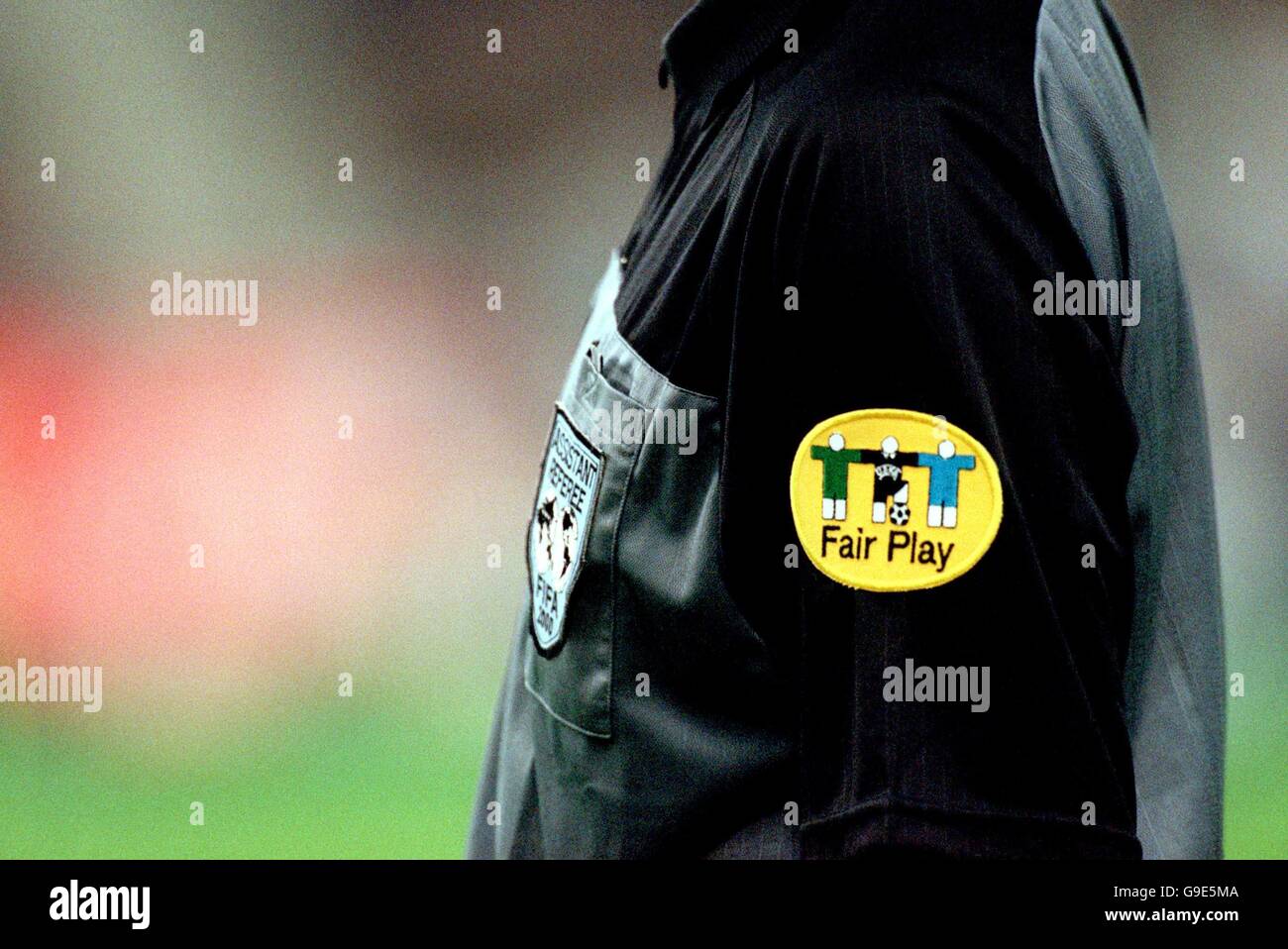 The fifa badge of the assistant referee hi-res stock photography and ...