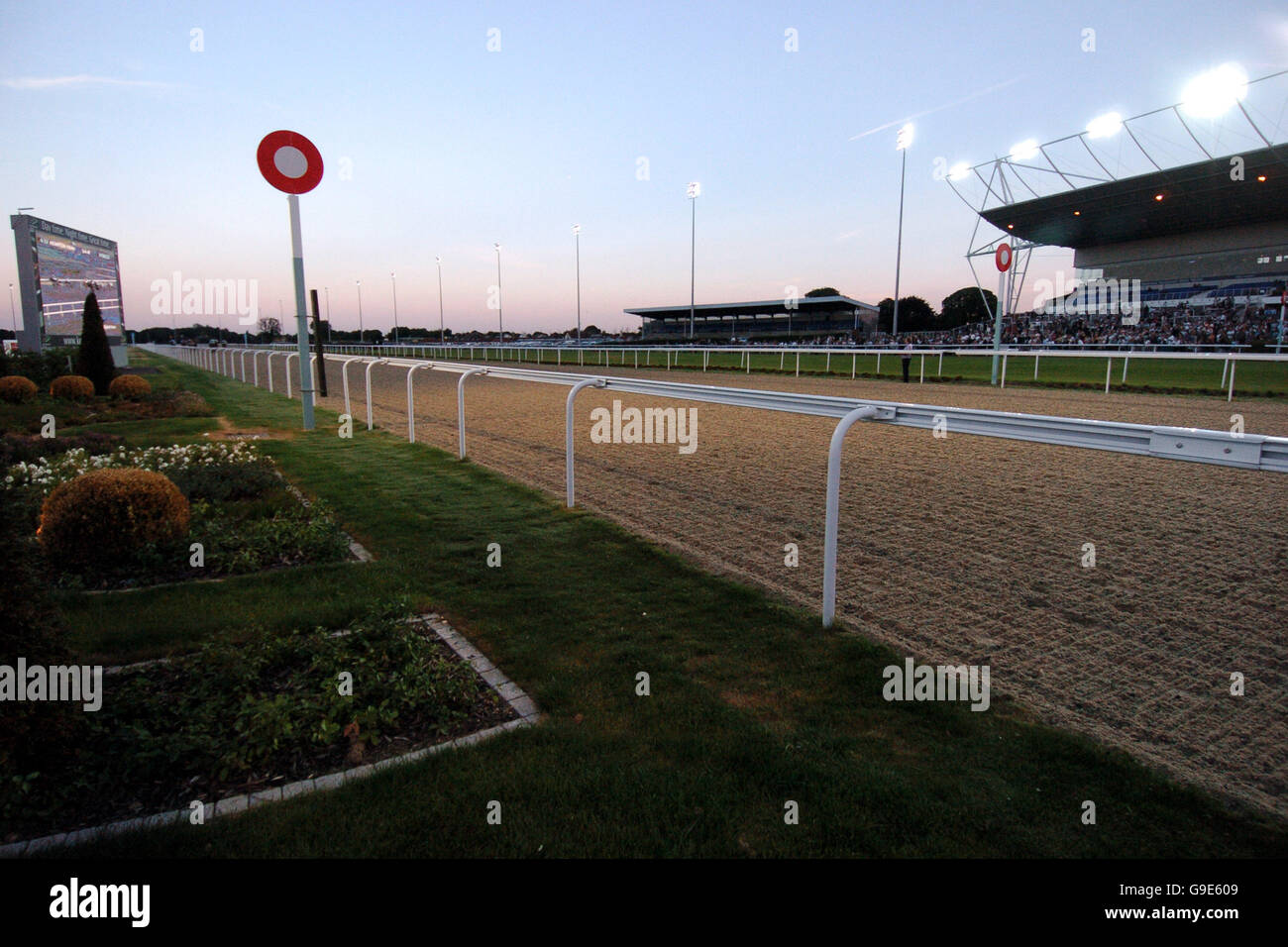 Horse Racing - Bollywood Night - Kempton Park Racecourse. A general ...