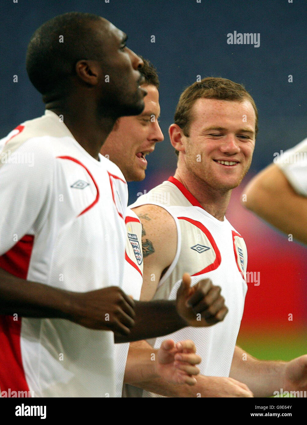 World Cup - England training session - Gelsenkirchen Stock Photo - Alamy