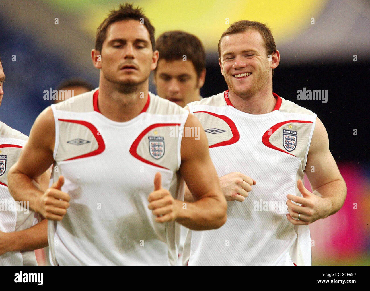 Englands wayne during training session at fifa world cup stadium hi-res ...