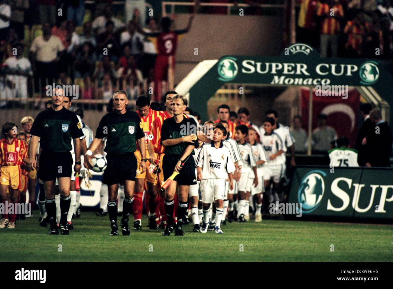 Soccer - UEFA Super Cup - Real Madrid v Galatasaray Stock Photo - Alamy