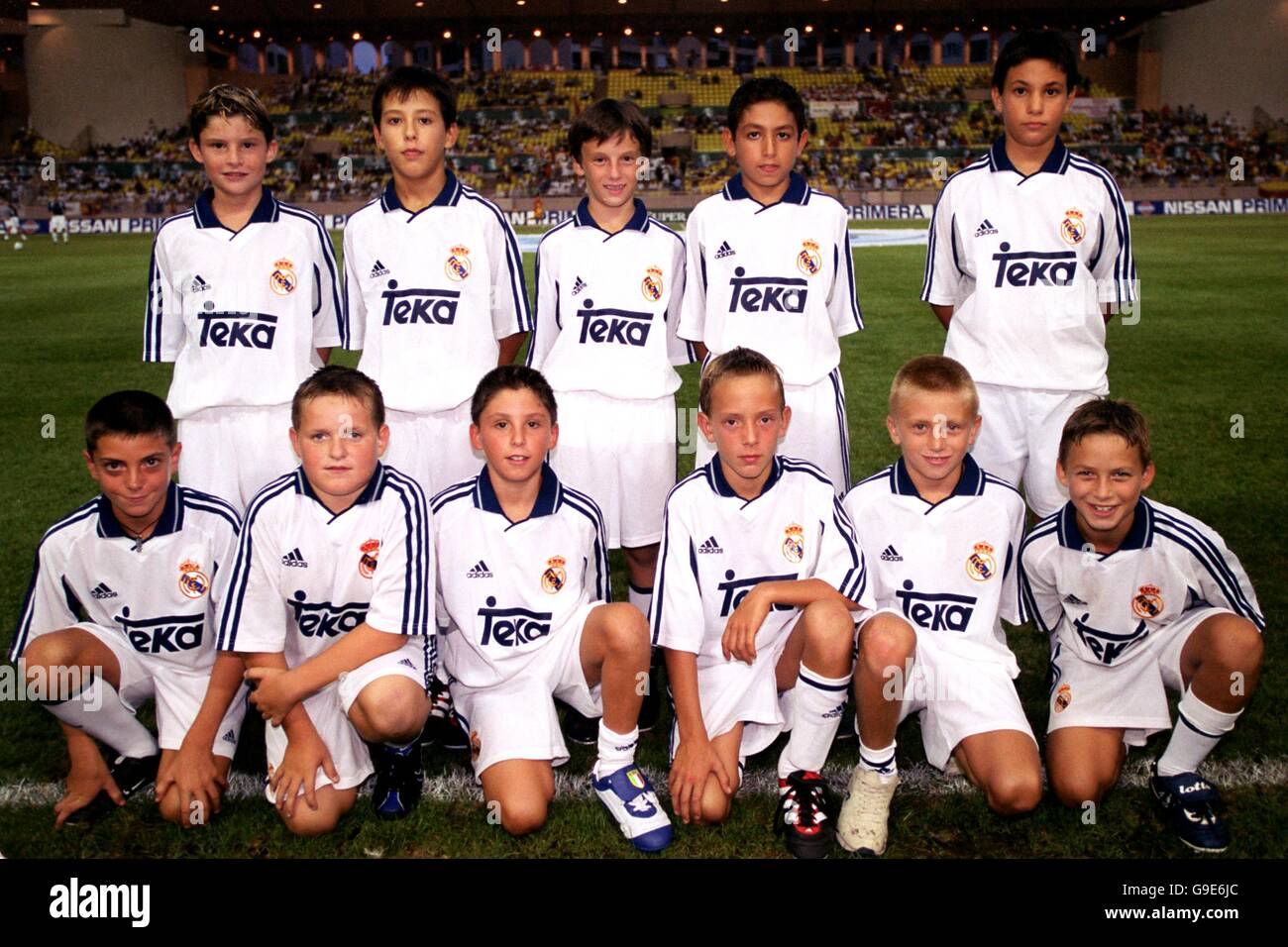 A team formed of real madrid mascots hi-res stock photography and ...