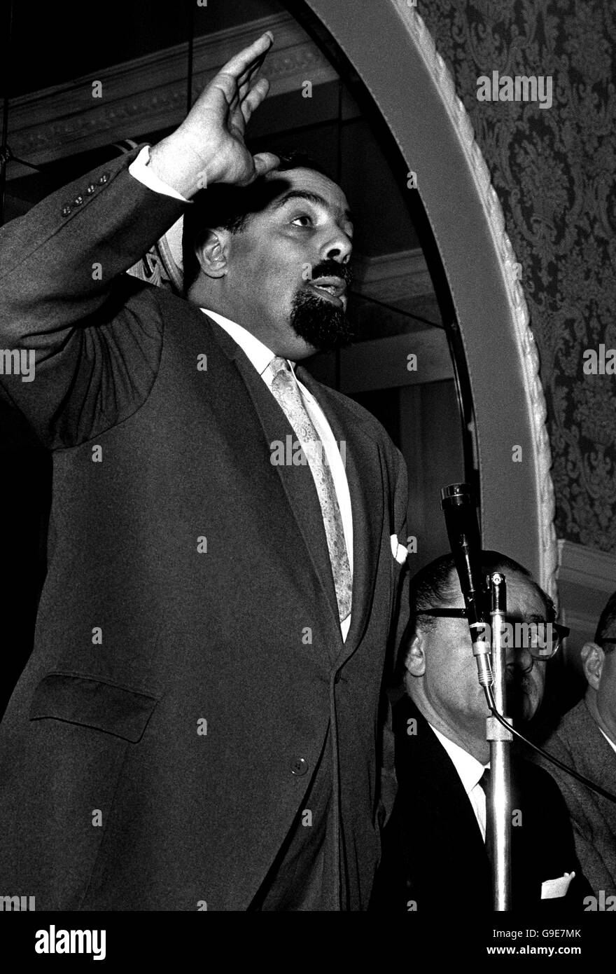 Dr Louis Jacobs in a London Hotel today when he addressed a strongly ...