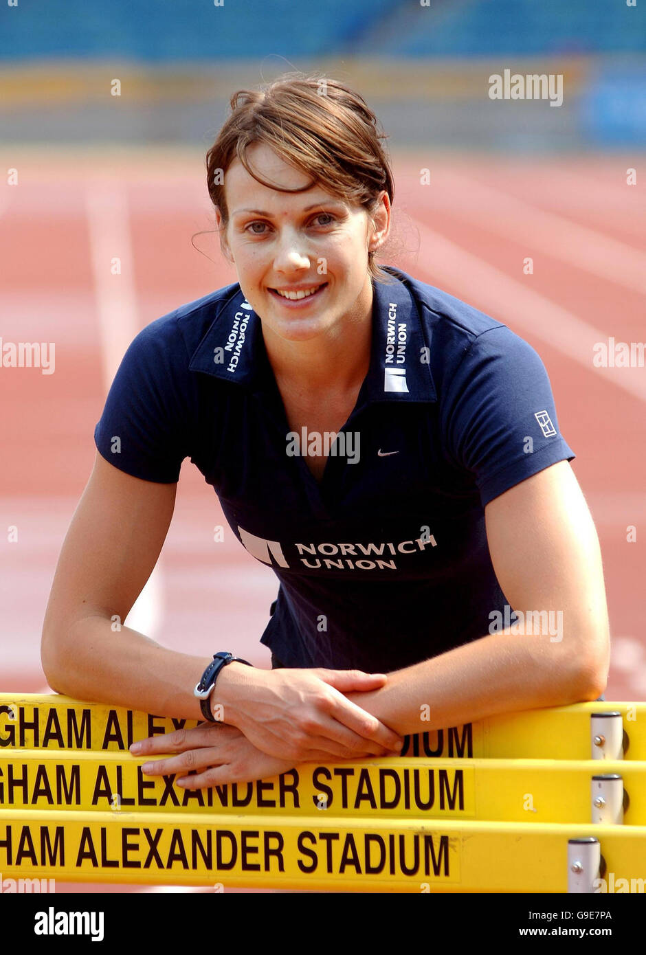 Commonwealth heptathlon champion kelly sotherton at the alexander ...