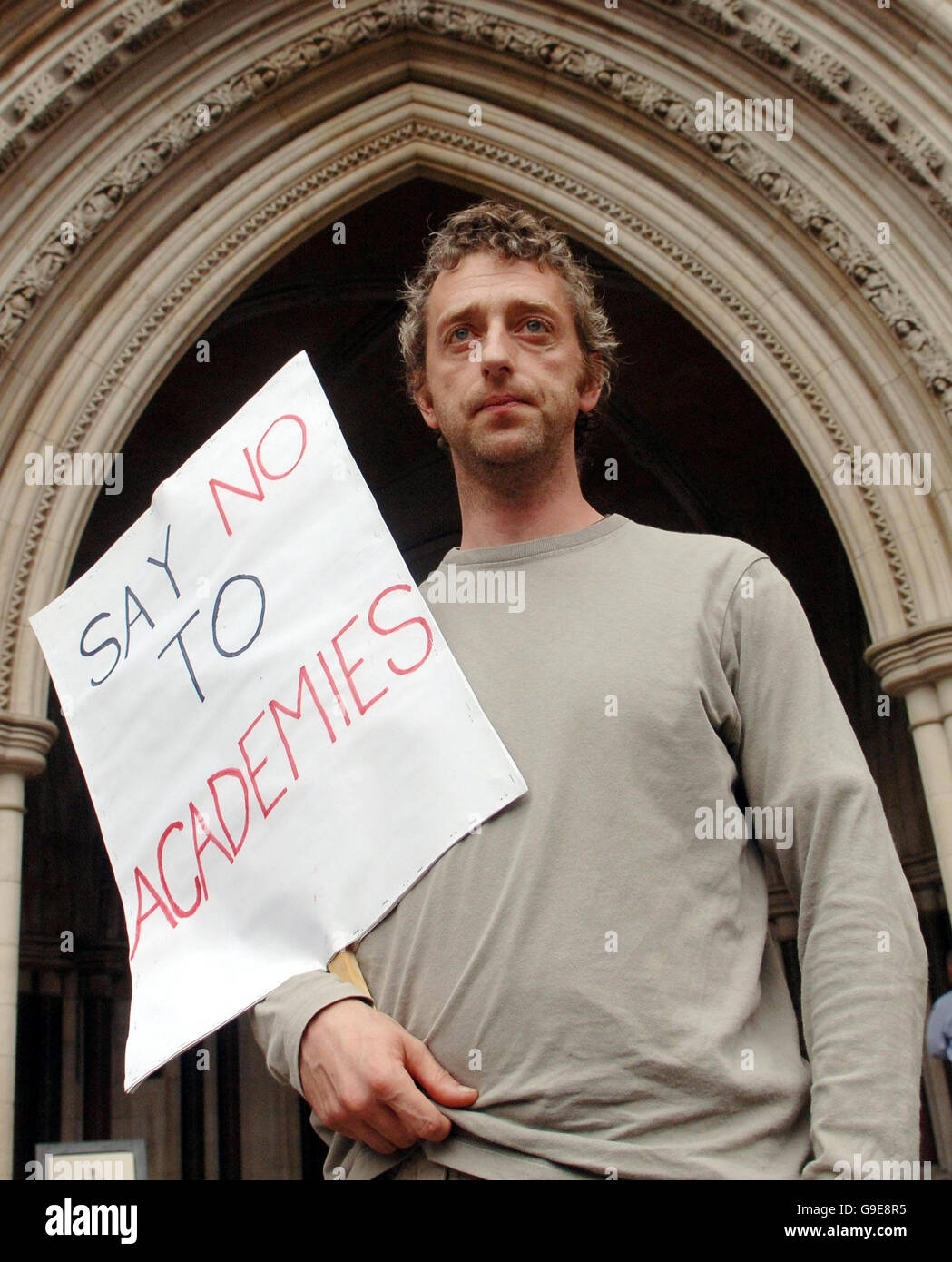 Rob MacDonald outside the High Court where he has won the first round ...