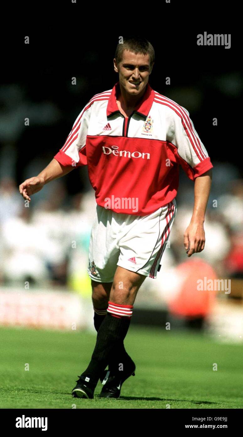 Soccer - Friendly - Fulham v India. Lee Clark, Fulham Stock Photo - Alamy