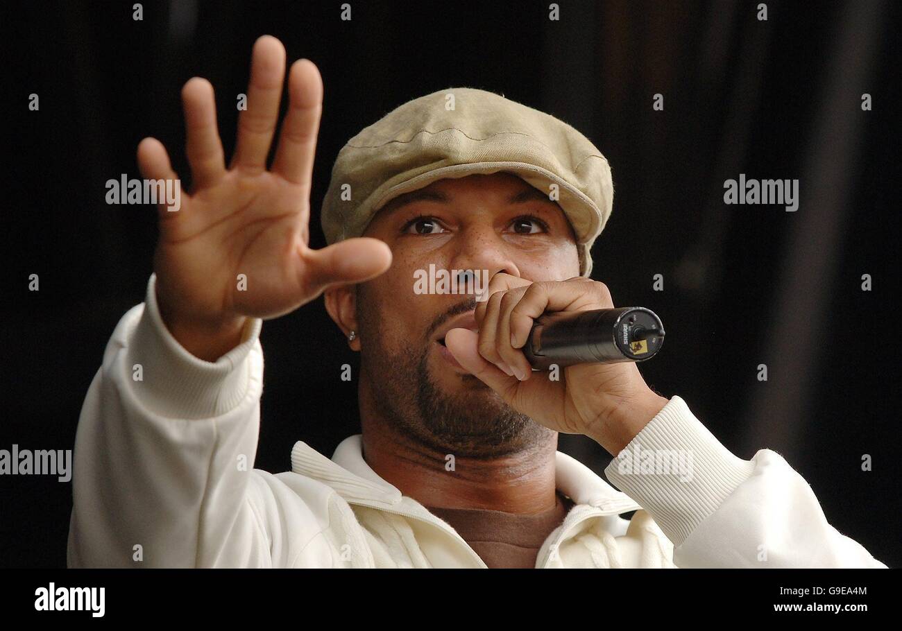 Hip Hop artist Common on stage at the Rise:London United anti-racism ...