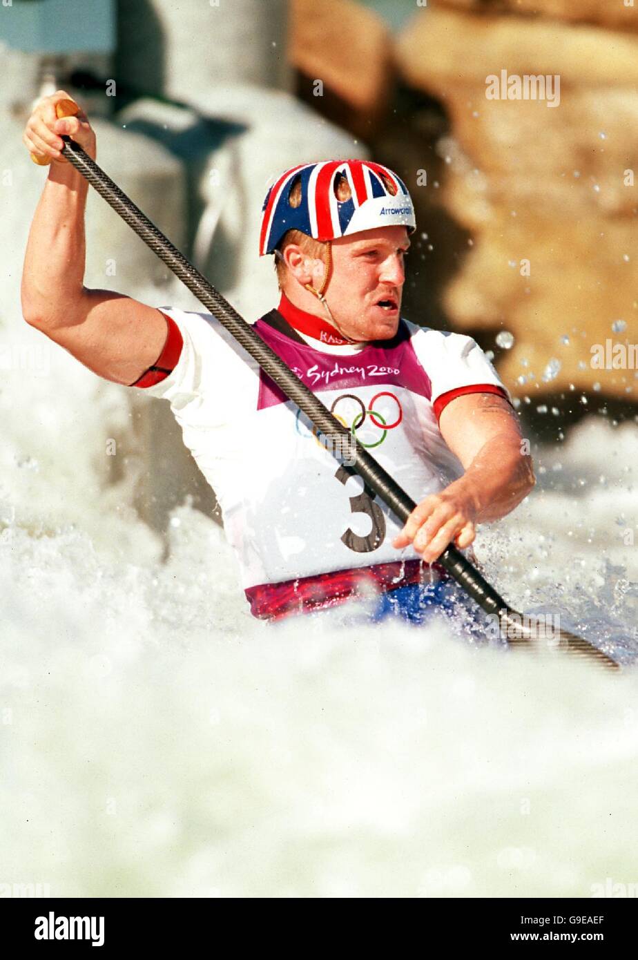 Canoeing - Sydney 2000 Olympics - Men's C1 - Final. Great Britain's ...