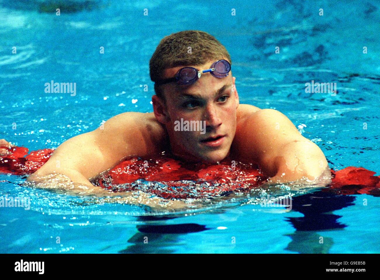 Sydney 2000 Olympics - Swimming - Men's 100m Breaststroke - Final Stock ...
