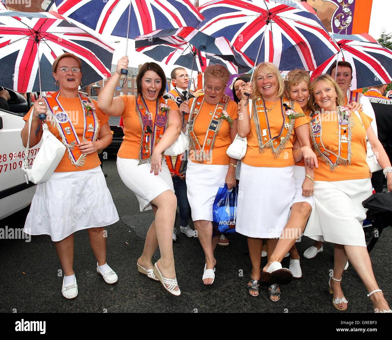 Female orange order members hi-res stock photography and images - Alamy