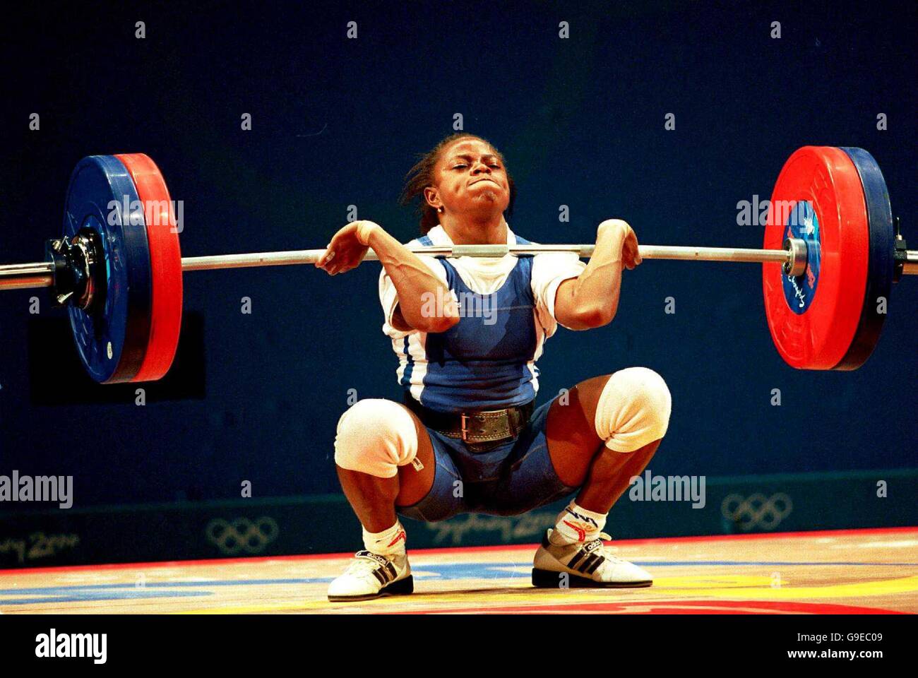 Sydney 2000 Olympics -Women's Weightlifting - 53kg. Nigeria's Franca ...