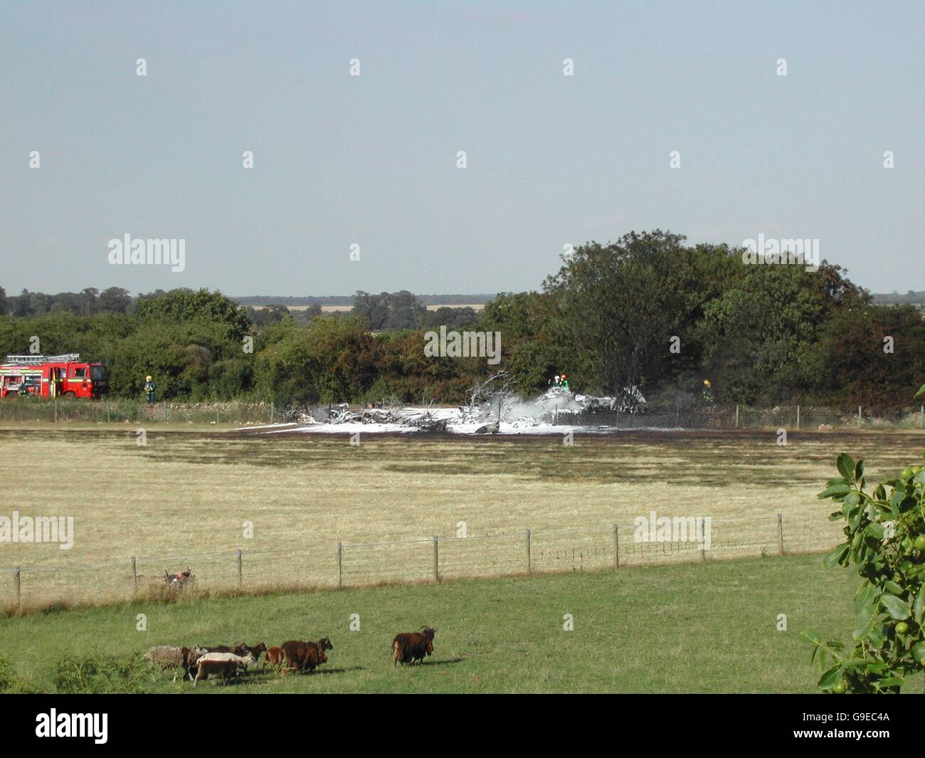 Crashed Harrier Jet Stock Photo - Alamy