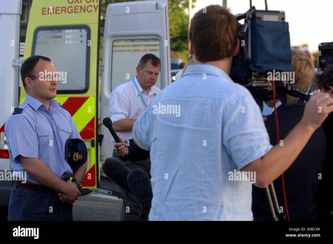 Crashed Harrier Jet Stock Photo - Alamy