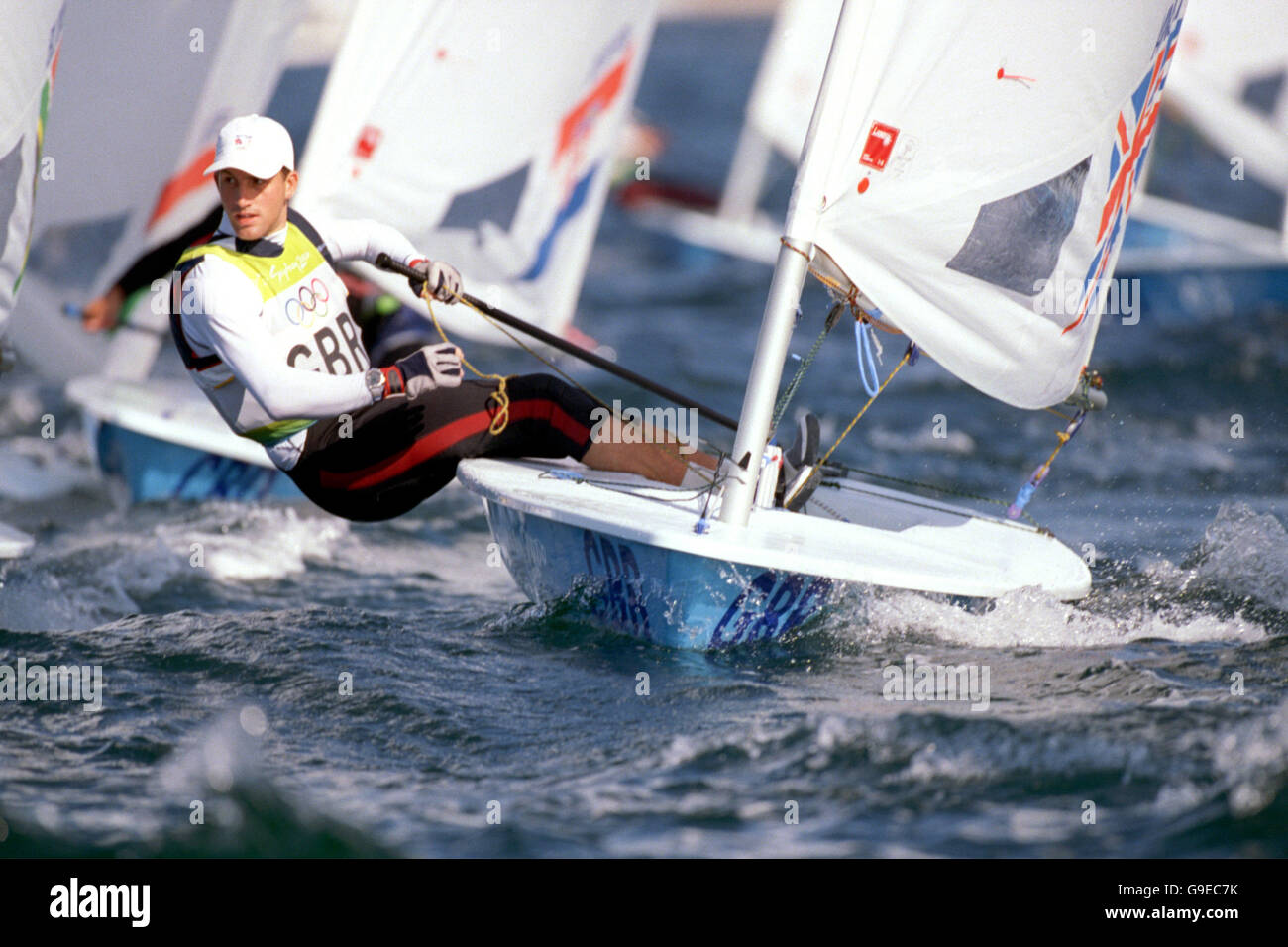 Sydney 2000 Olympics - Sailing - Open Laser Fleet Races. Great Britain ...