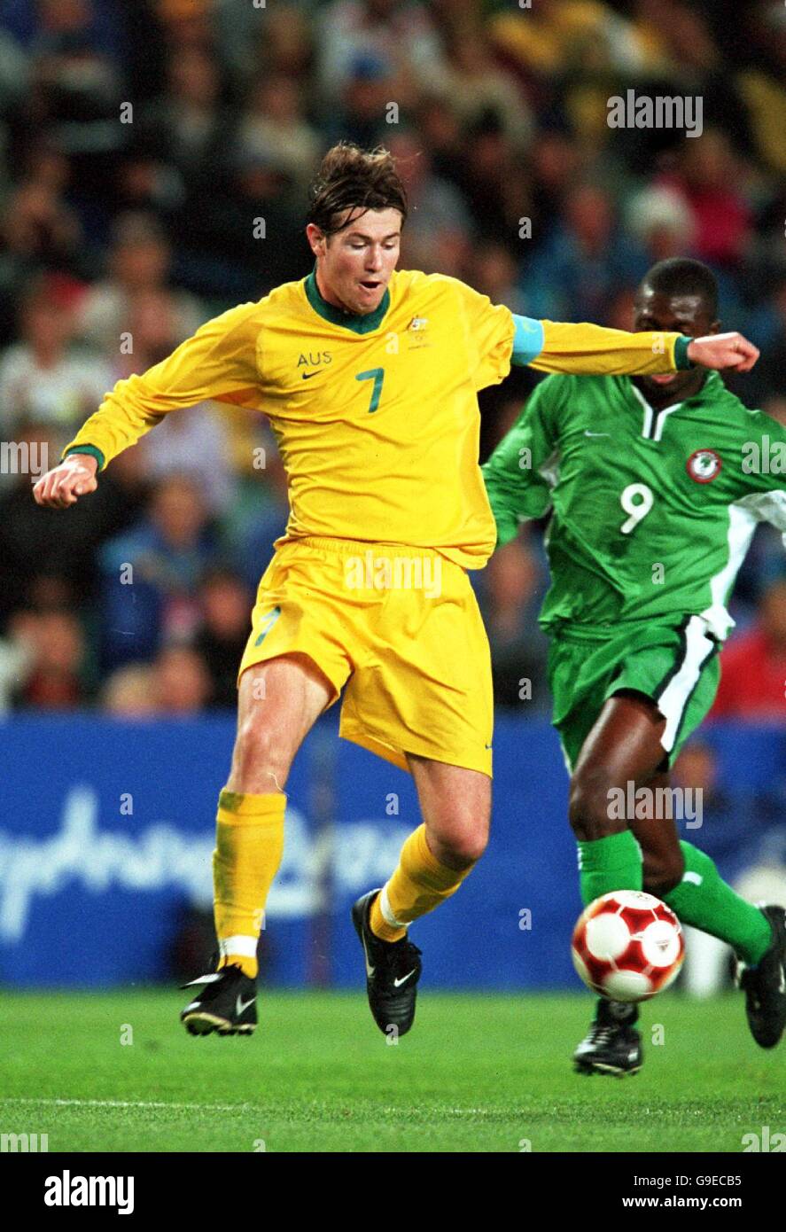 Sydney 2000 Olympics - Men's Soccer - Australia v Nigeria. Australia's ...