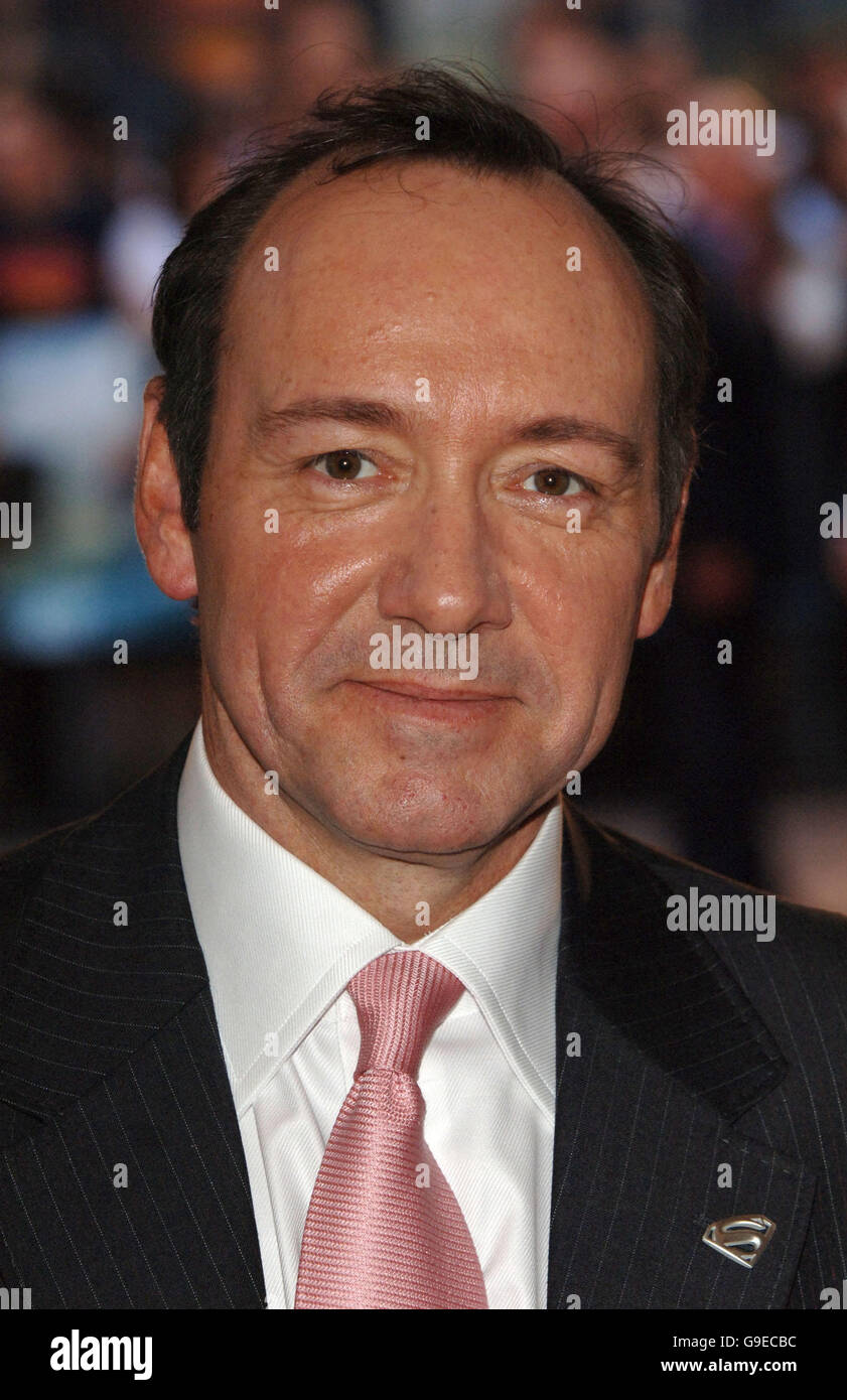 Kevin Spacey arriving for the UK premiere of Superman Returns at the ...