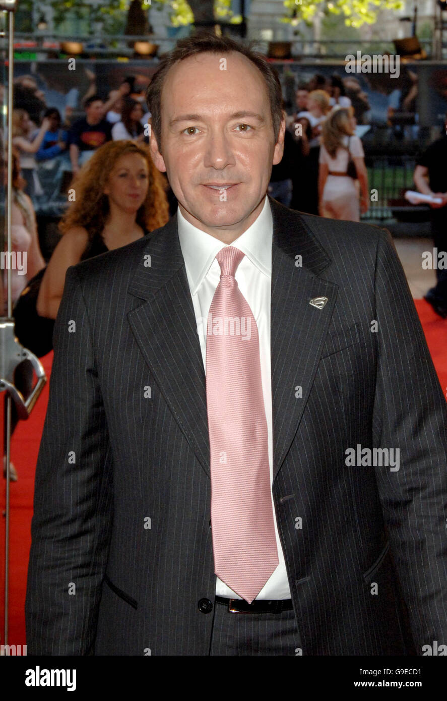 Kevin Spacey arriving for the UK premiere of Superman Returns at the ...