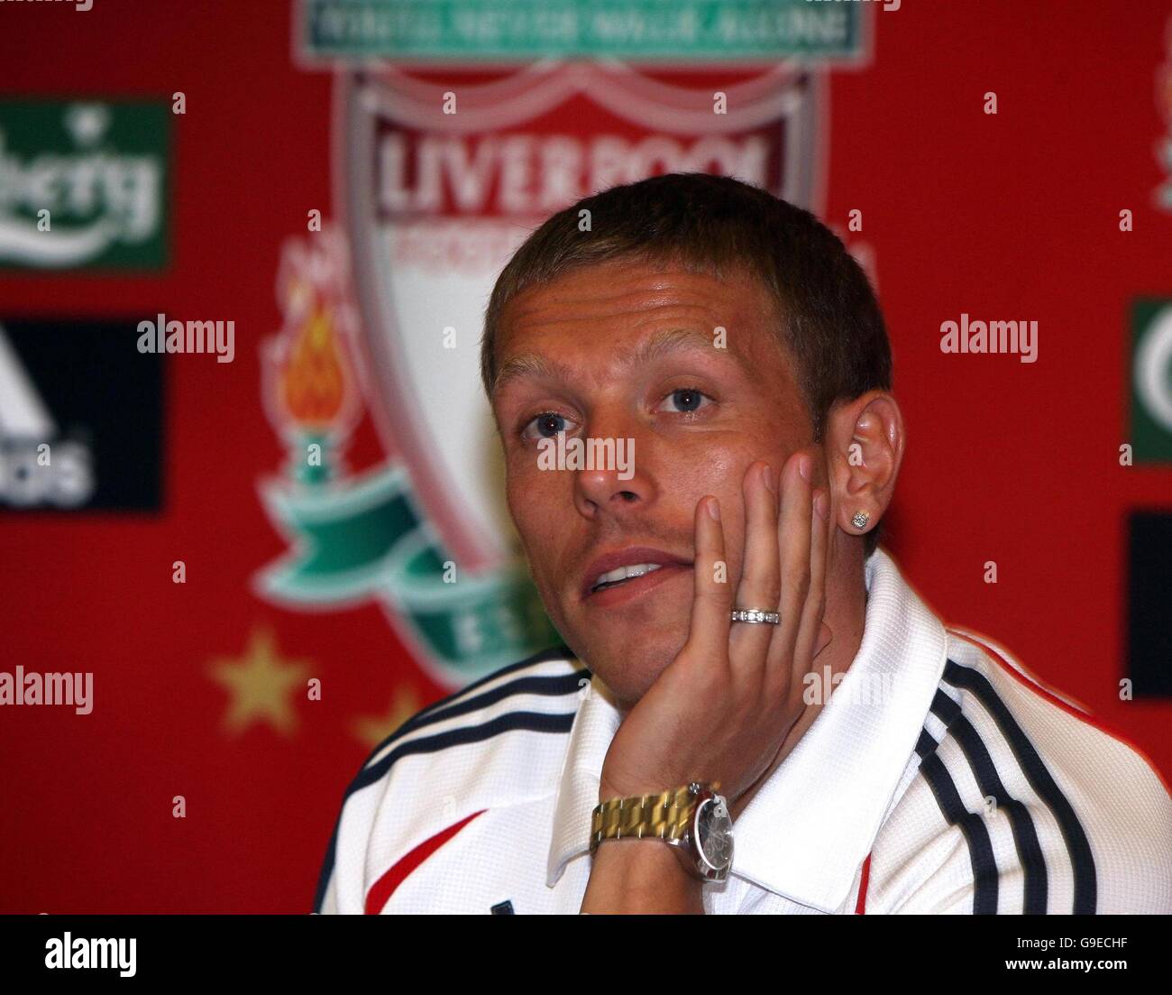 Liverpool football clubs new signing hi-res stock photography and ...