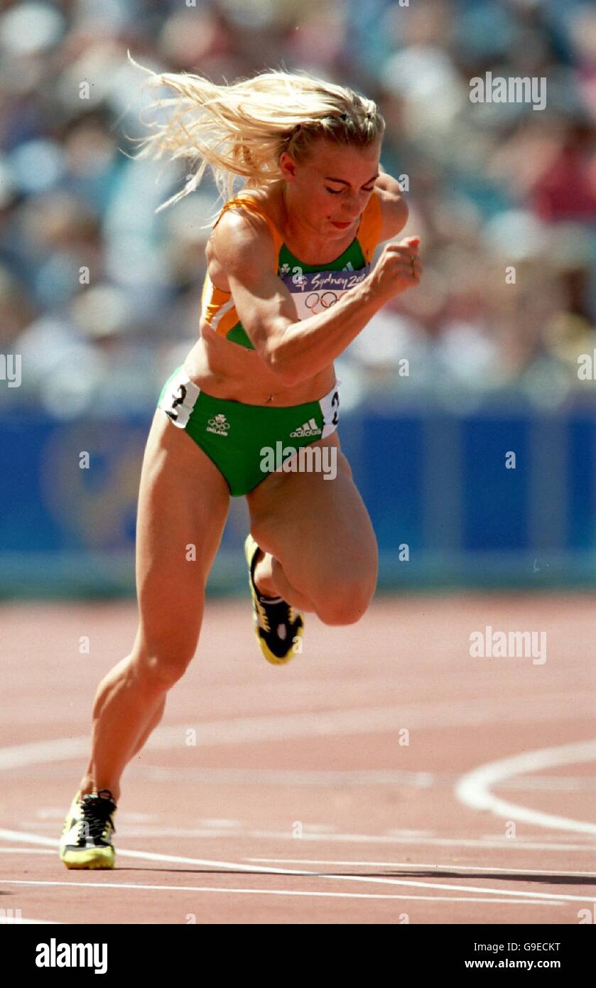 Ireland's Sarah Reilly on her way to finishing third in her heat Stock ...