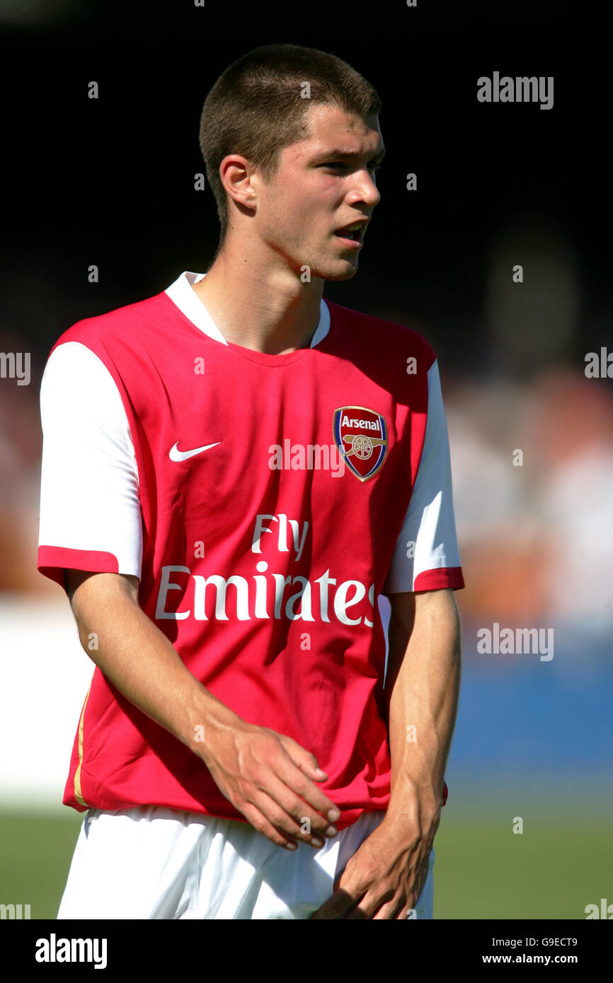 Soccer - Friendly - Barnet v Arsenal - Underhill Stadium Stock Photo ...
