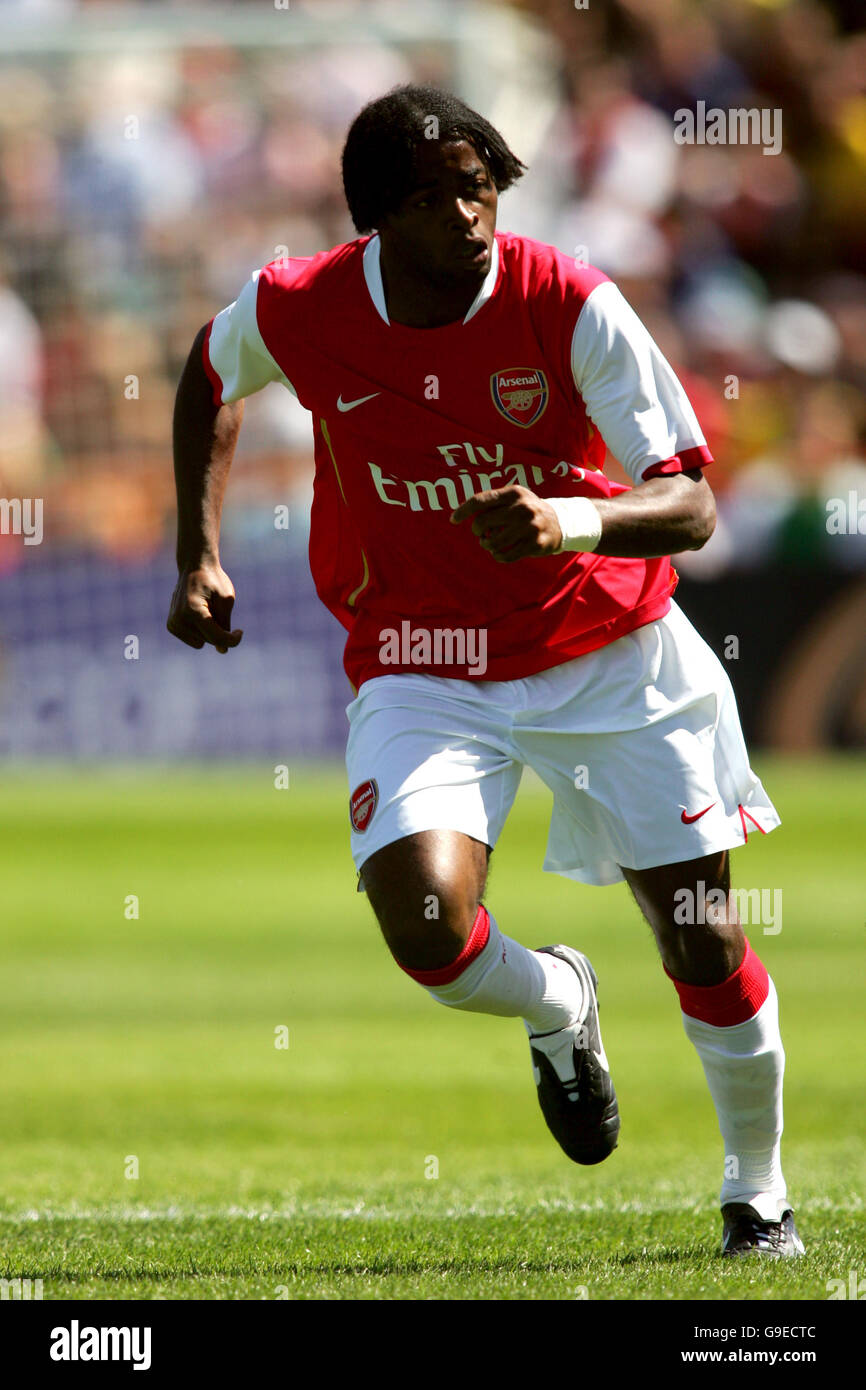Soccer - Friendly - Barnet v Arsenal - Underhill Stadium Stock Photo ...