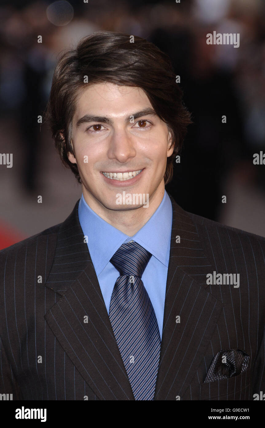 Brandon Routh arrives for the UK premiere of Superman Returns at the ...