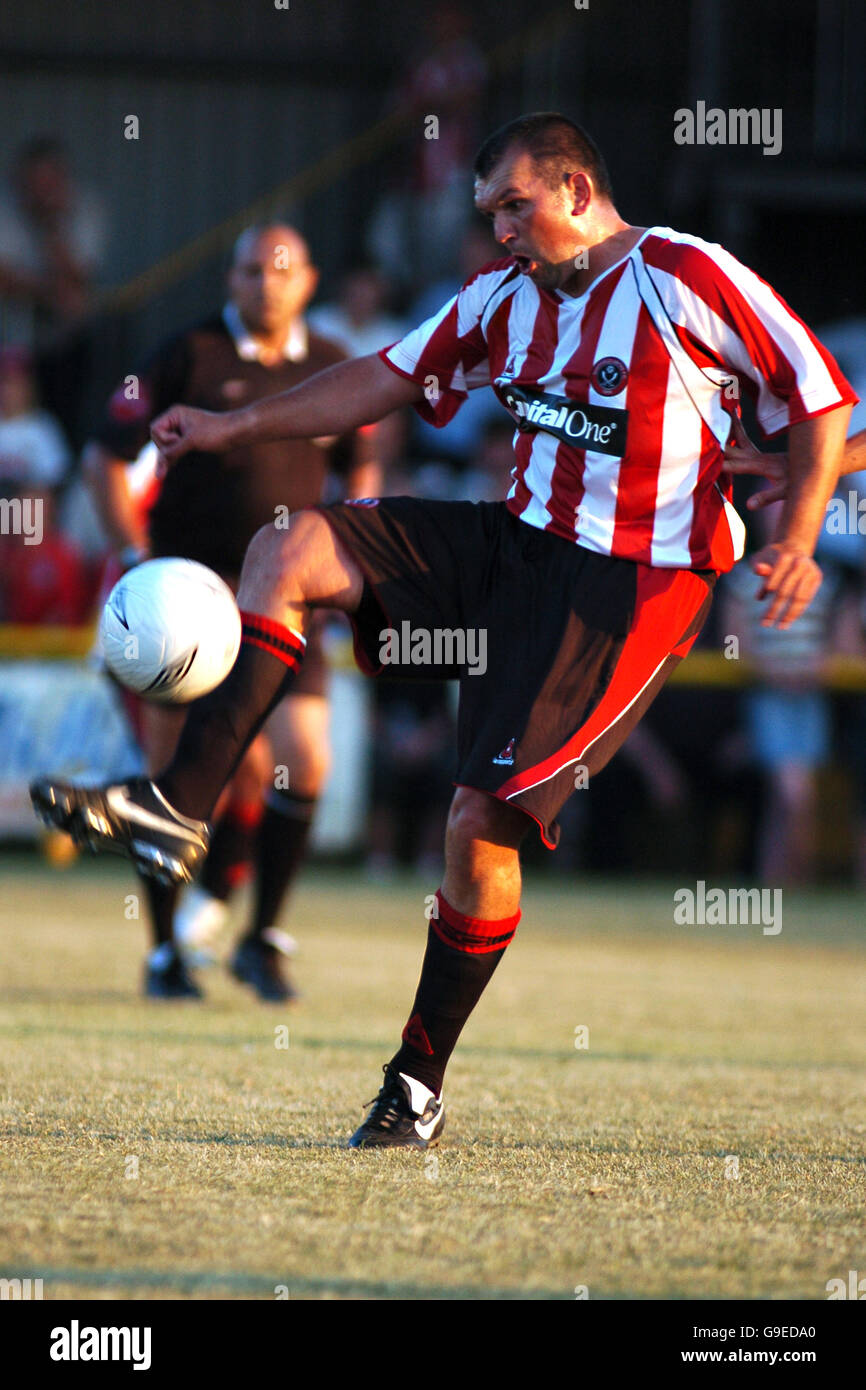 Soccer friendly worksop town sheffield hi-res stock photography and ...