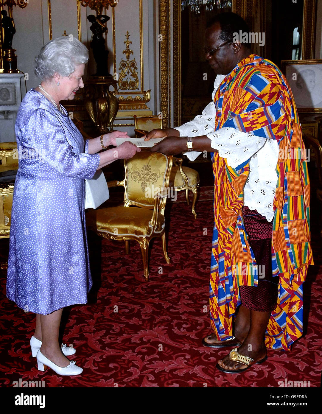 Britain's Queen Elizabeth II receives His Excellency The High ...