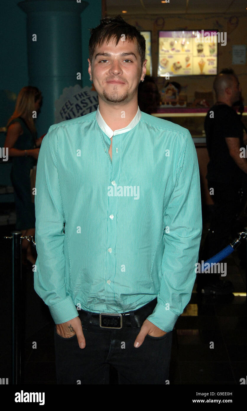 Matt Willis arriving for the premiere of Stormbreaker, from the Vue ...