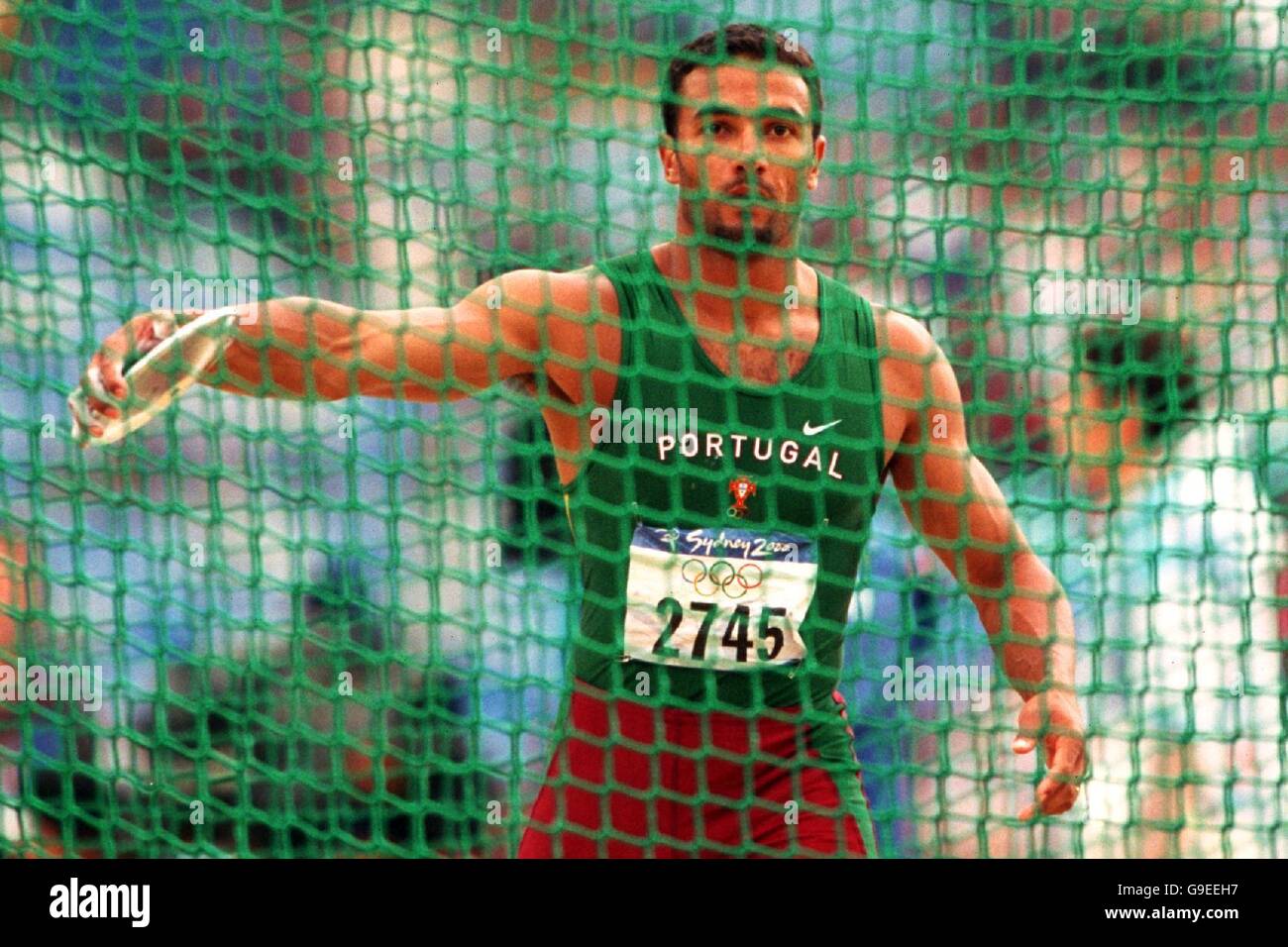 Sydney 2000 Olympics - Athletics - Men's Decathlon - Discus. Portugal's ...