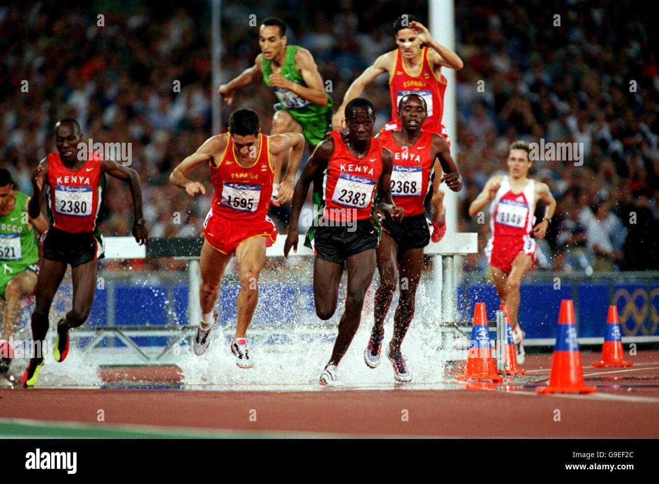 Sydney 2000 olympics athletics mens 3000 steeplechase hi-res stock ...