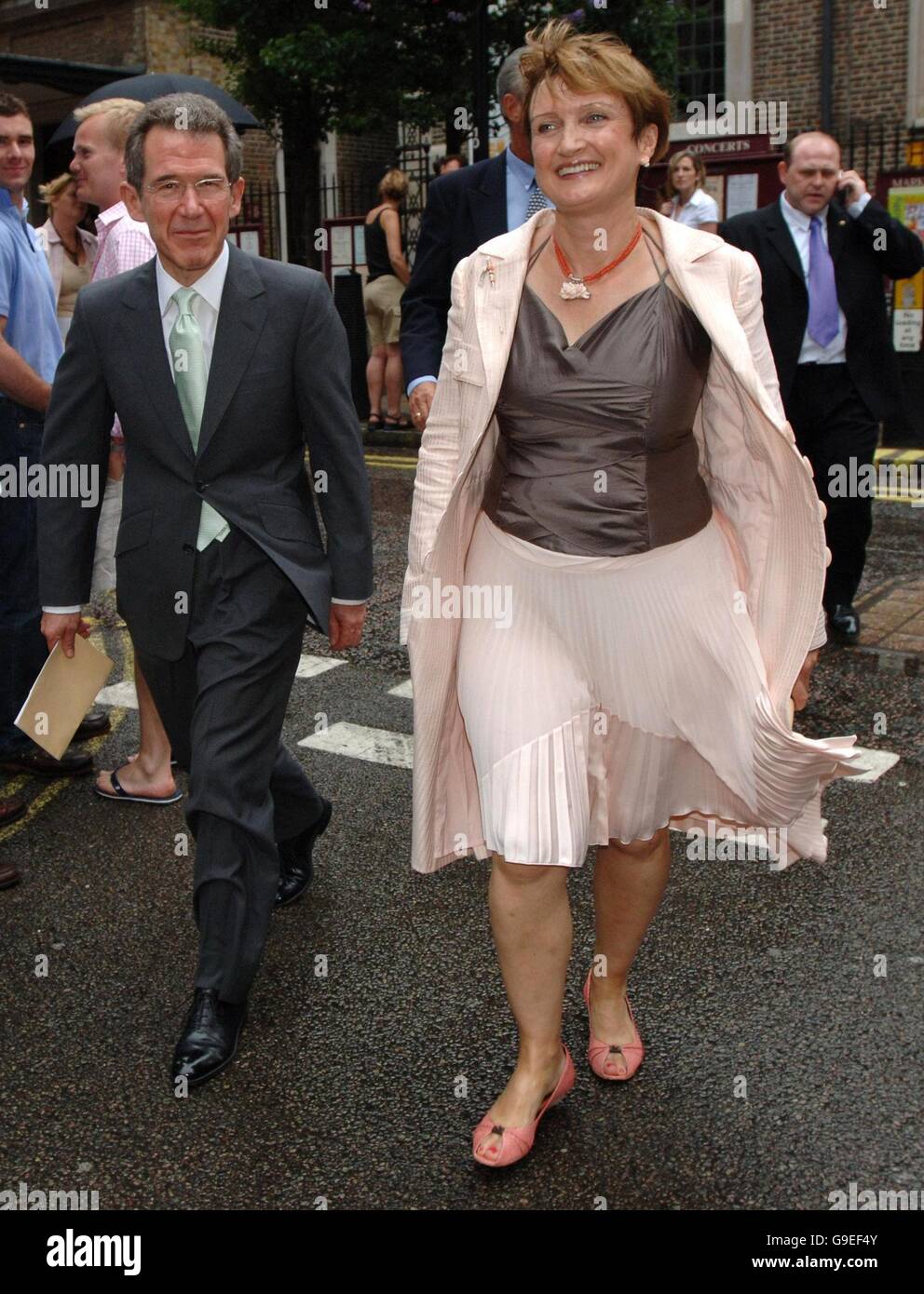 Anji Hunter And Adam Bolton Wedding High Resolution Stock Photography ...