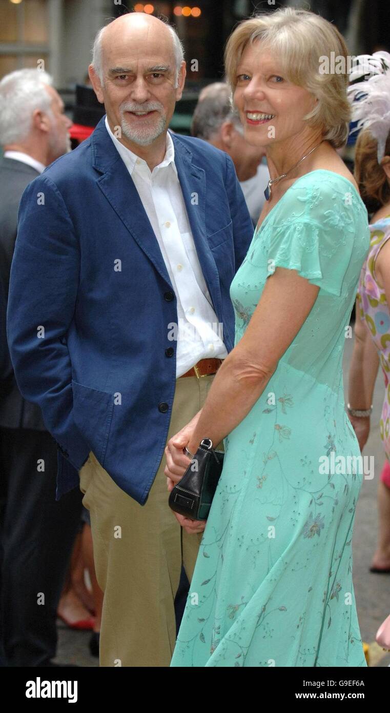 Former political editor of the Sun Trevor Kavanagh and an unidentified ...