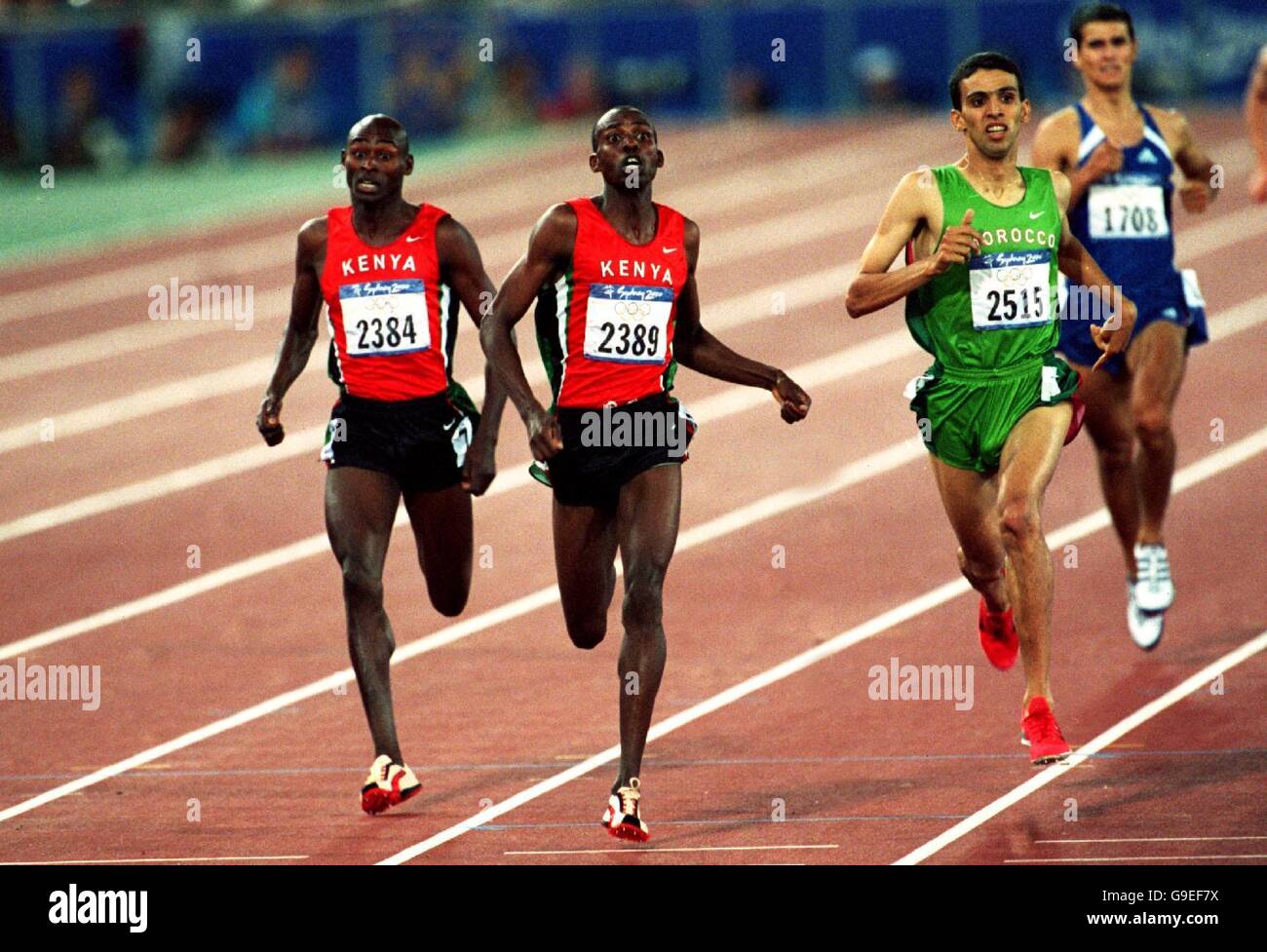 Sydney 2000 Olympics - Athletics - Men's 1500m - Final Stock Photo - Alamy