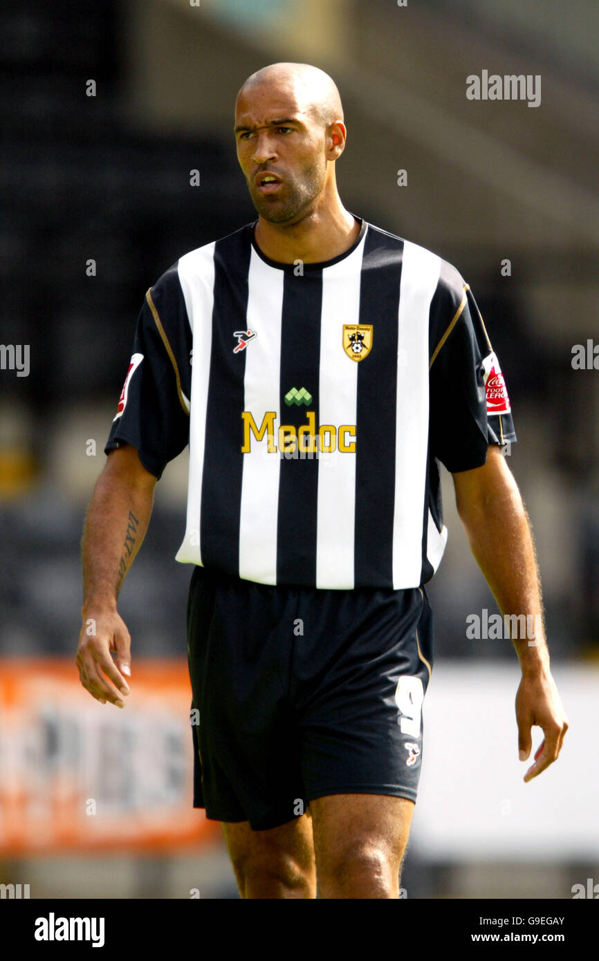 Soccer friendly notts county v coventry city hi-res stock photography ...