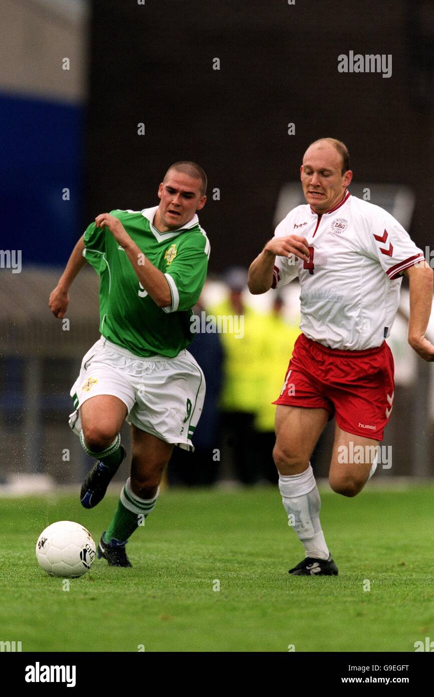 Soccer world cup 2002 qualifier group three northern ireland denmark hi ...