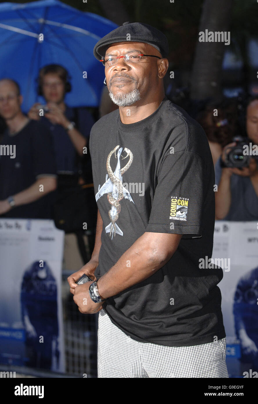 Samuel L Jackson arriving for the European Premiere of Miami Vice, at ...